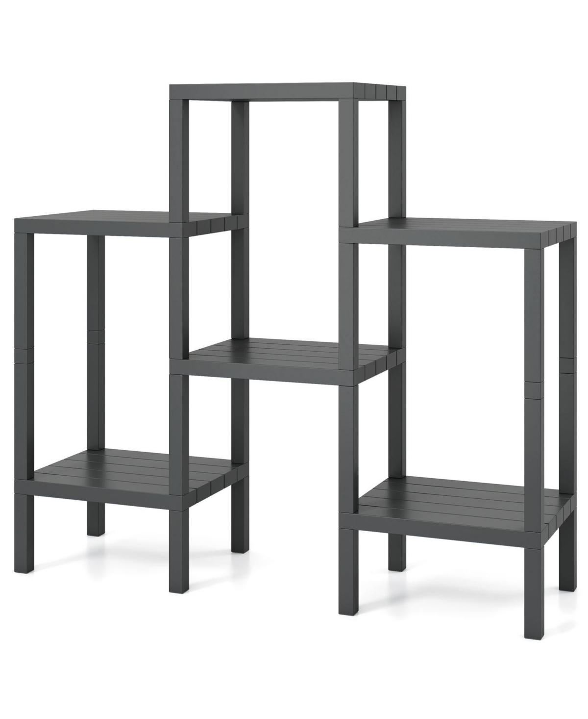 Click here for Gouun 6-Tier Modular Plastic Storage Shelf - Grey prices