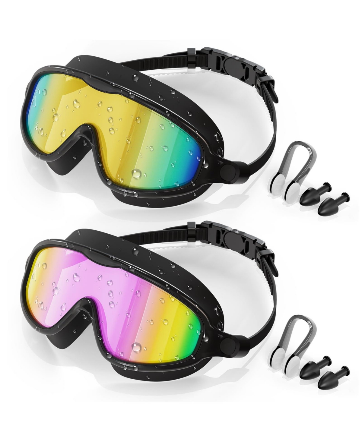 Click here for Gnuadz Swim Goggles Adult Wide View Anti-fog Uv Pr... prices