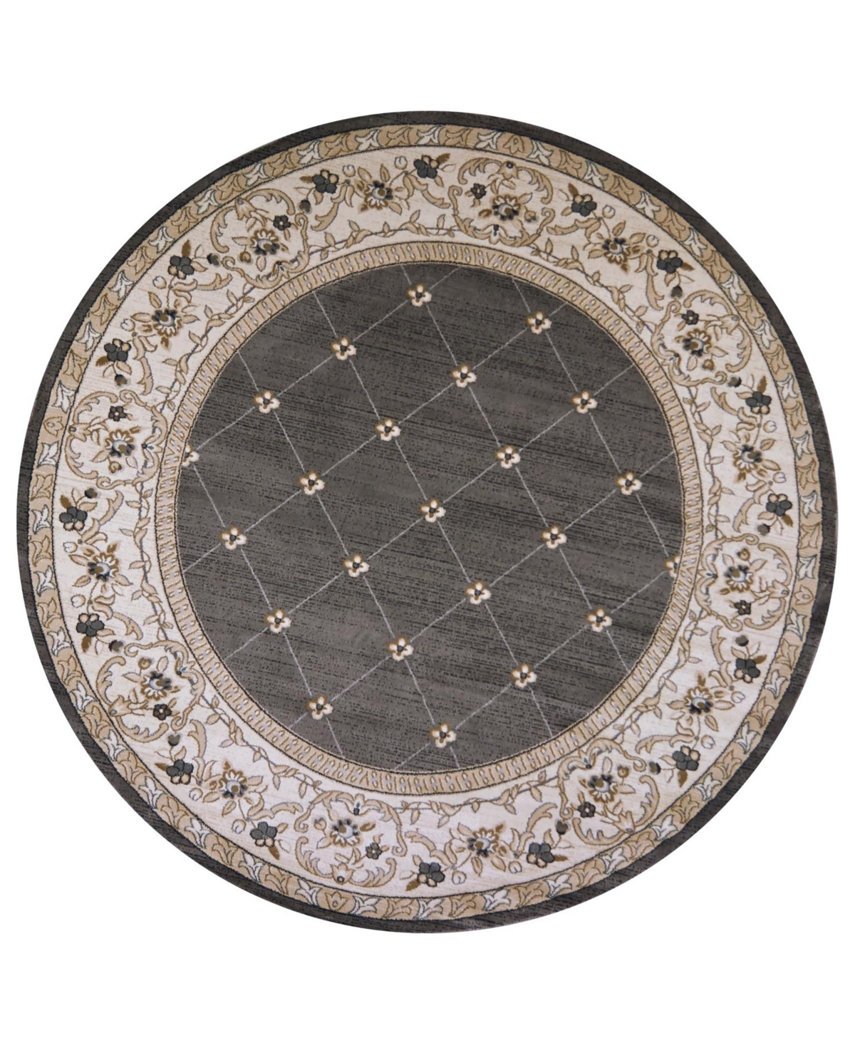 Click here for Kas Avalon Courtyard 710 Round Area Rug - 5615 Gre... prices