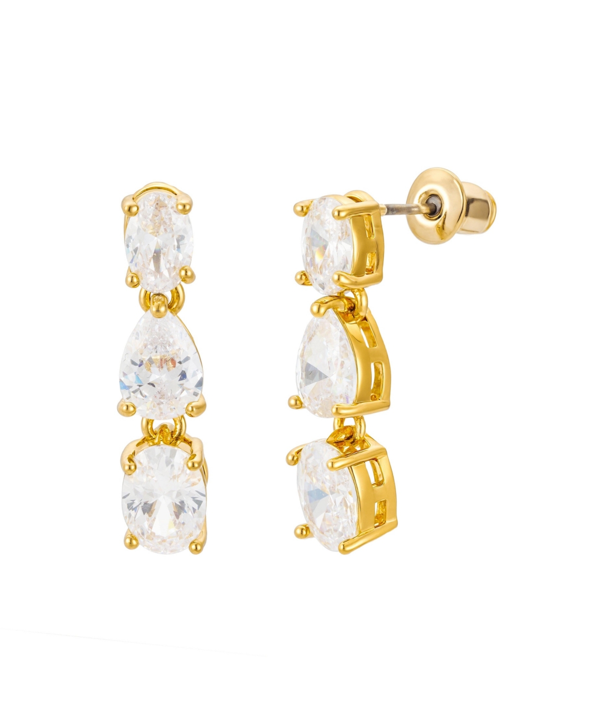 Click here for Untamed Petals Baha Crystal Earrings - Gold prices