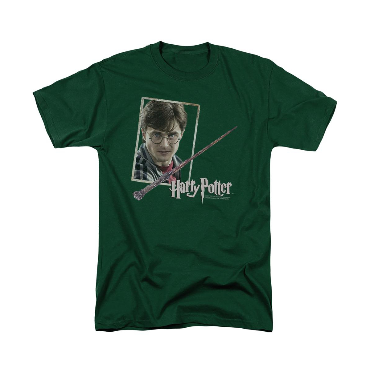 Click here for Harry Potter Big & Tall Harrys Wand Portrait T-Shi... prices