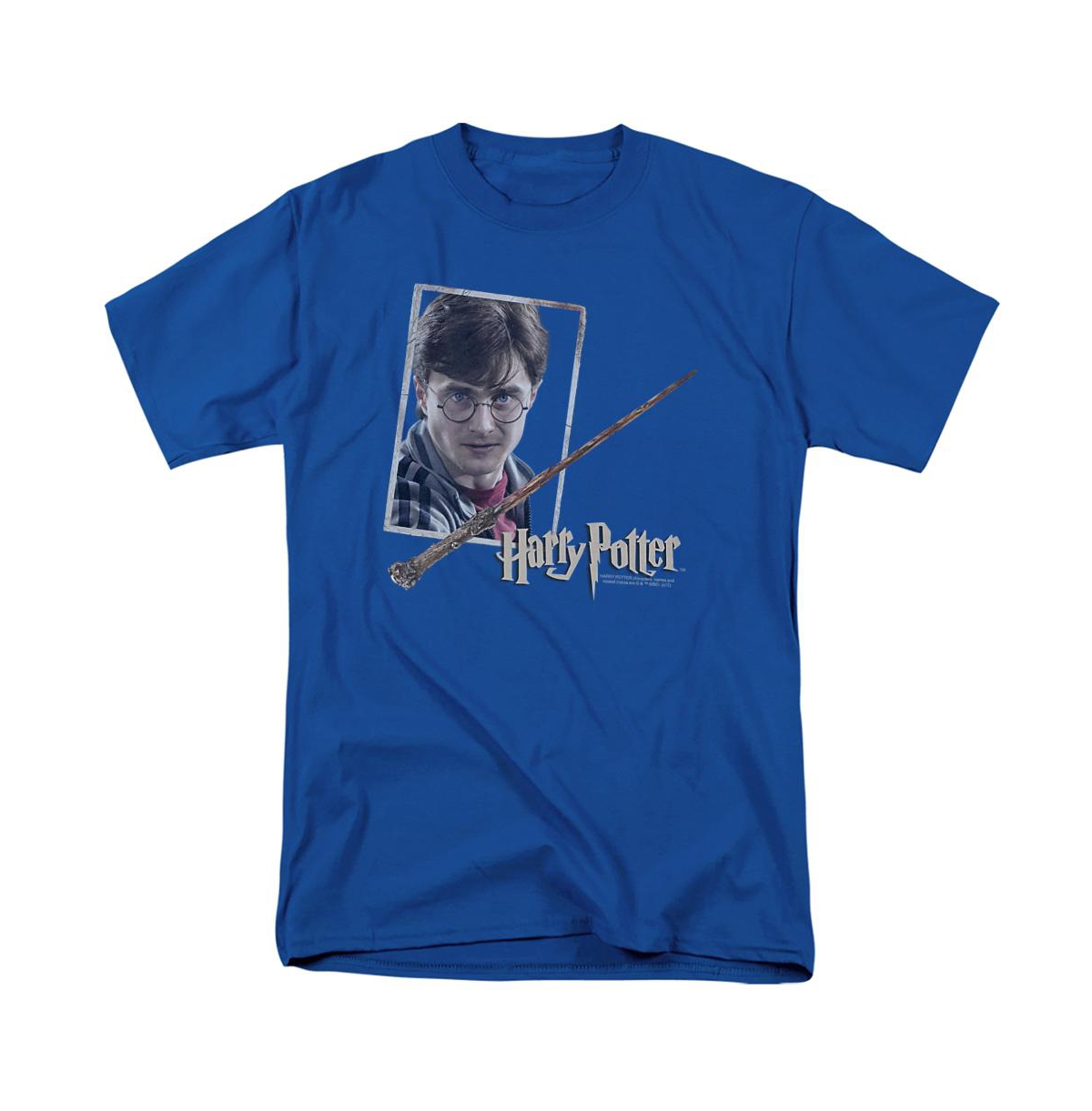Click here for Harry Potter Big & Tall Harrys Wand Portrait T-Shi... prices