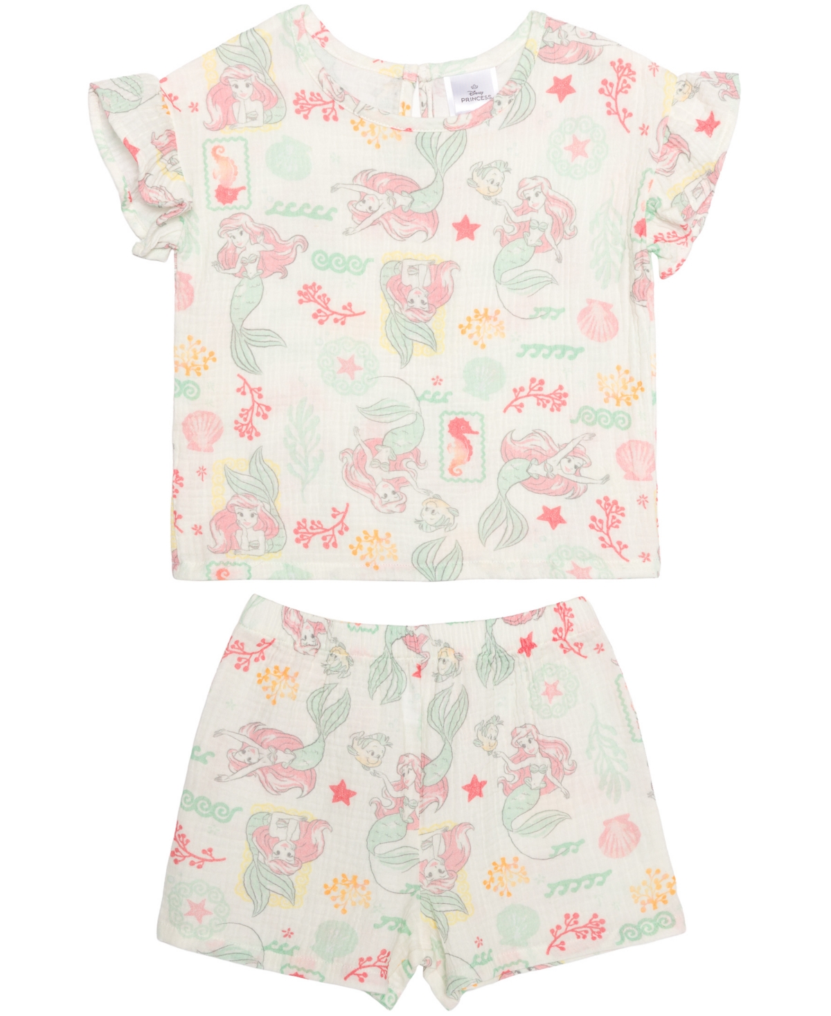 Click here for Disney Girls 2T-6X Printed T-Shirt and Shorts  2-P... prices