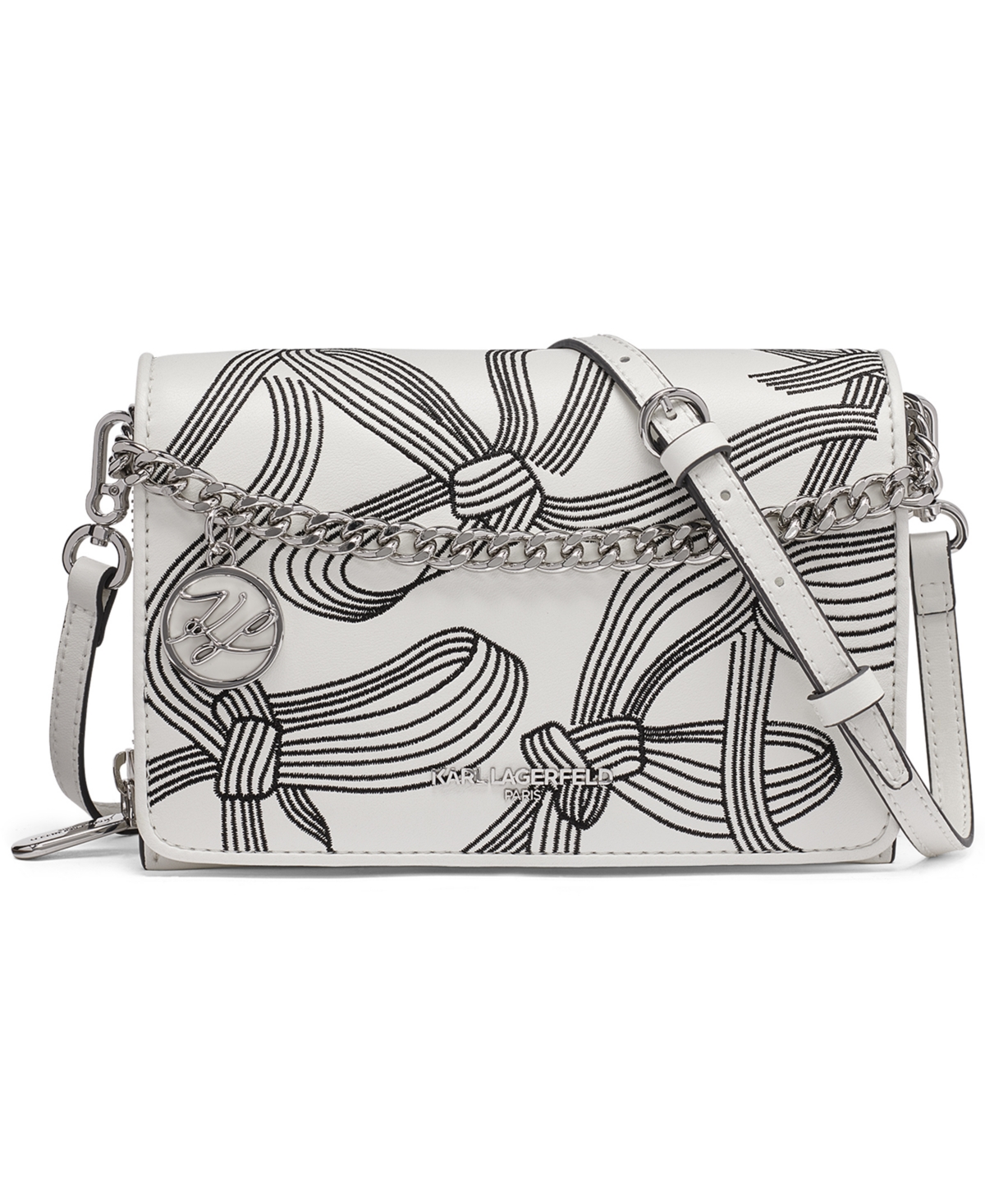 Click here for Karl Lagerfeld Paris Lourdes Small Crossbody Handb... prices