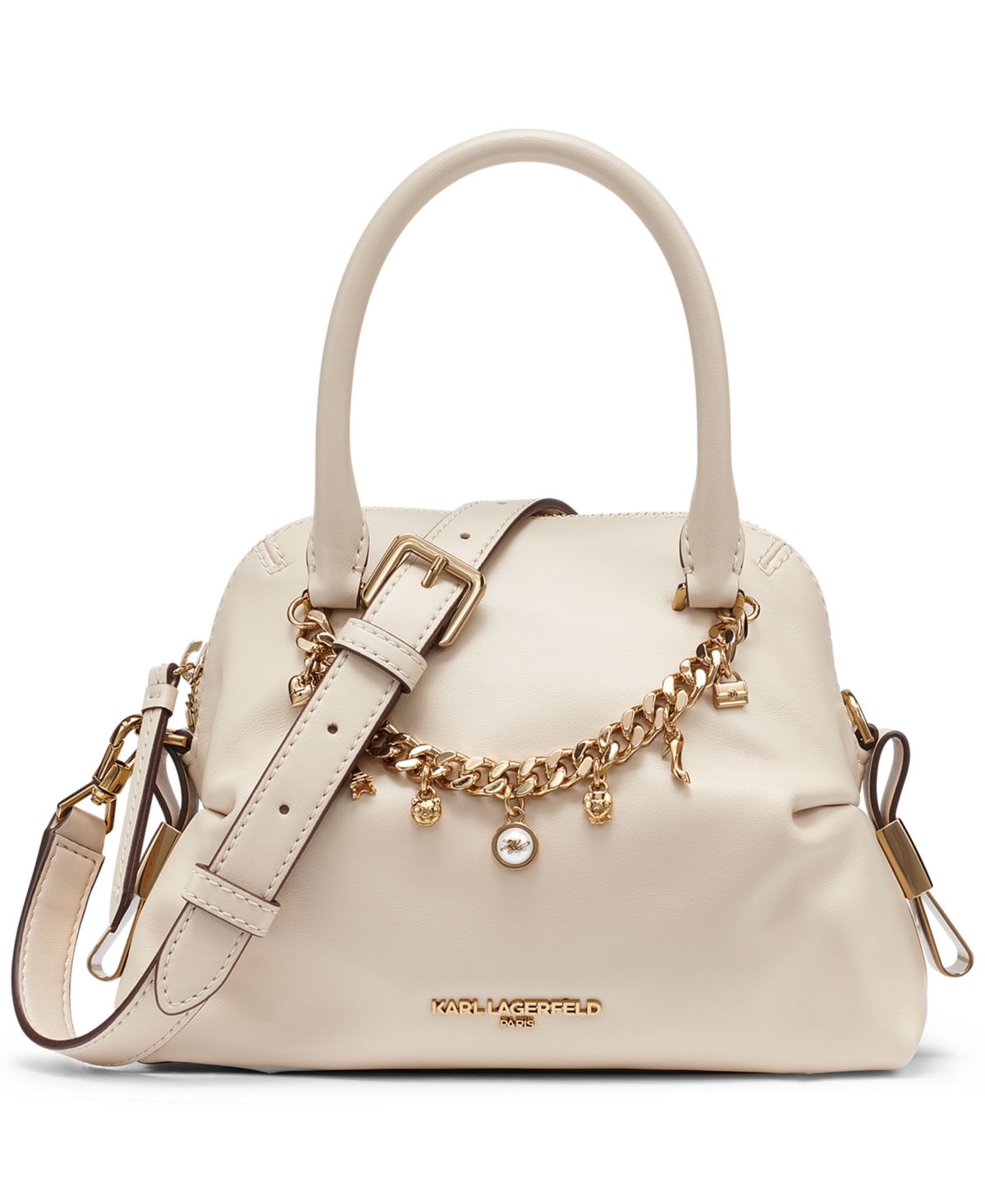 Click here for Karl Lagerfeld Paris Charlaine Leather Small Cross... prices