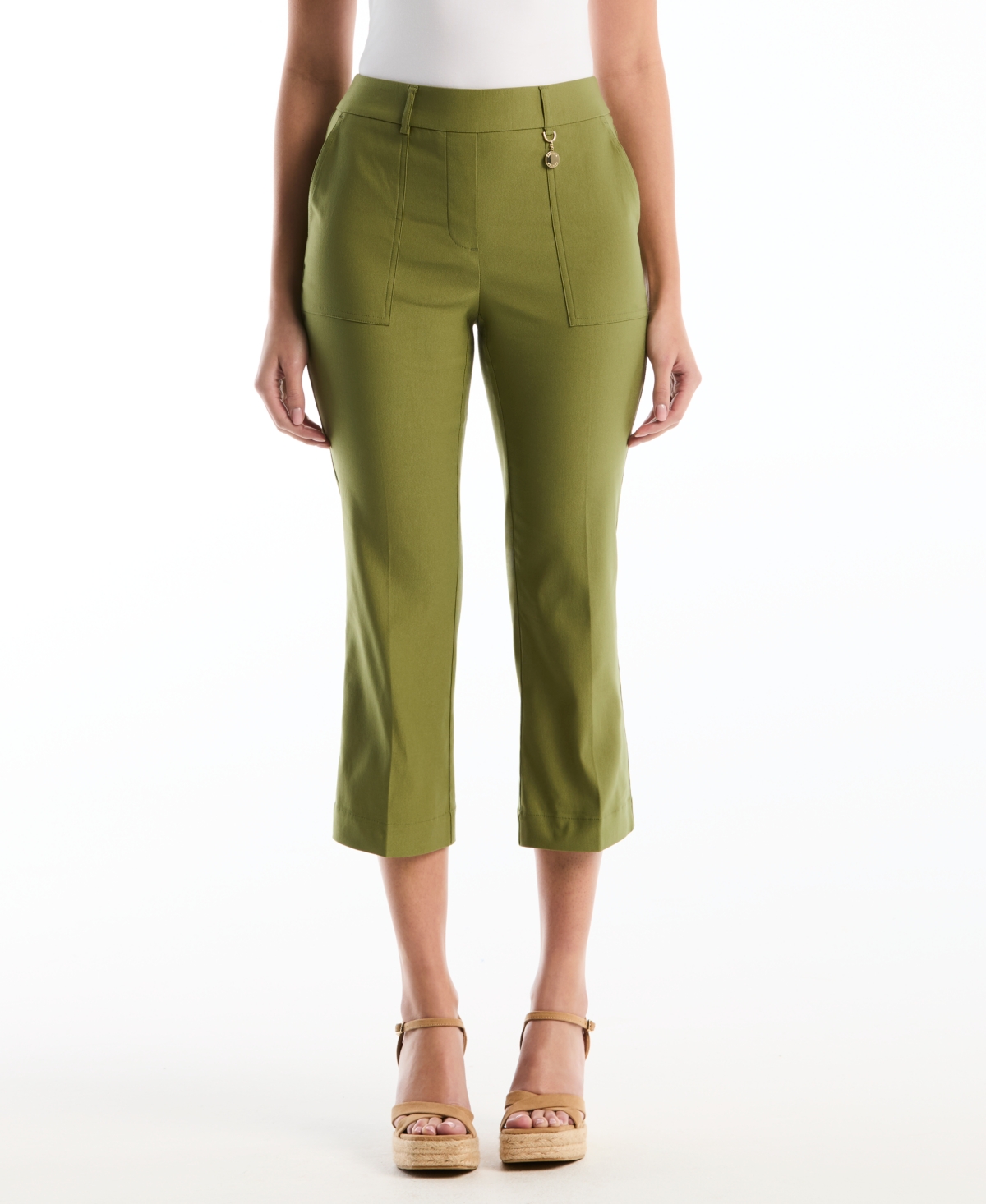 Click here for Rafaella Petite Porkchop Pocket Kick Flare Pants -... prices