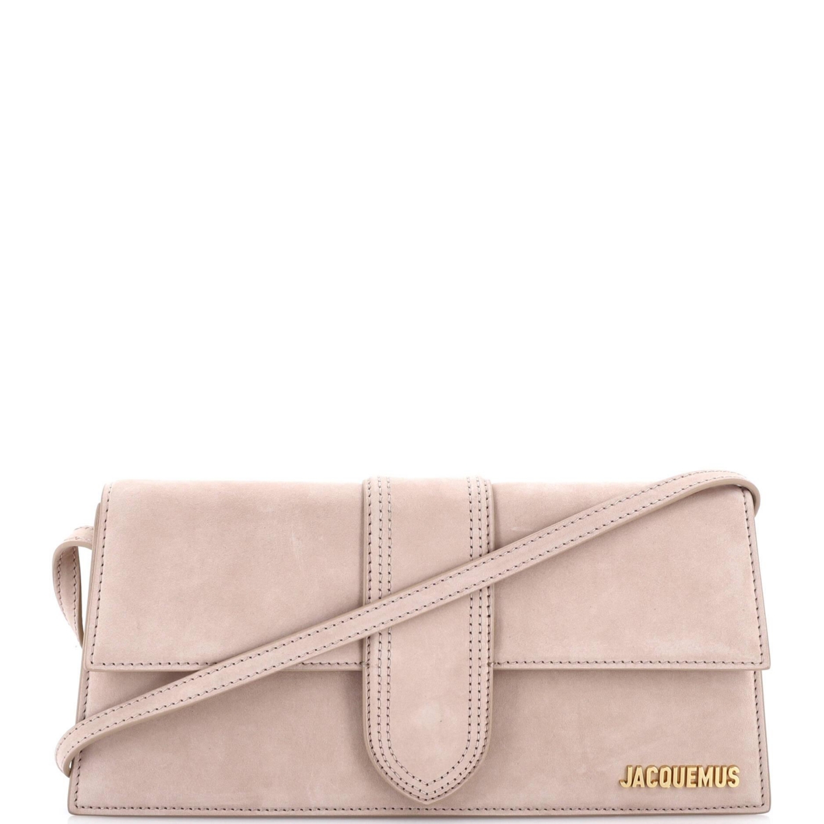 Click here for Pre-Owned Jacquemus Long Le Bambino Flap Shoulder... prices