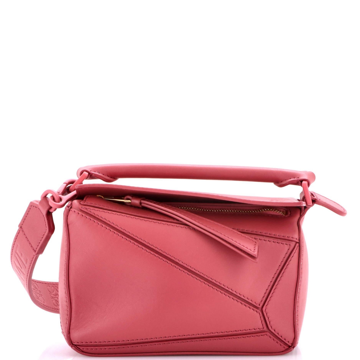 Click here for Pre-Owned Loewe Mini Puzzle Bag Leather - Pink prices