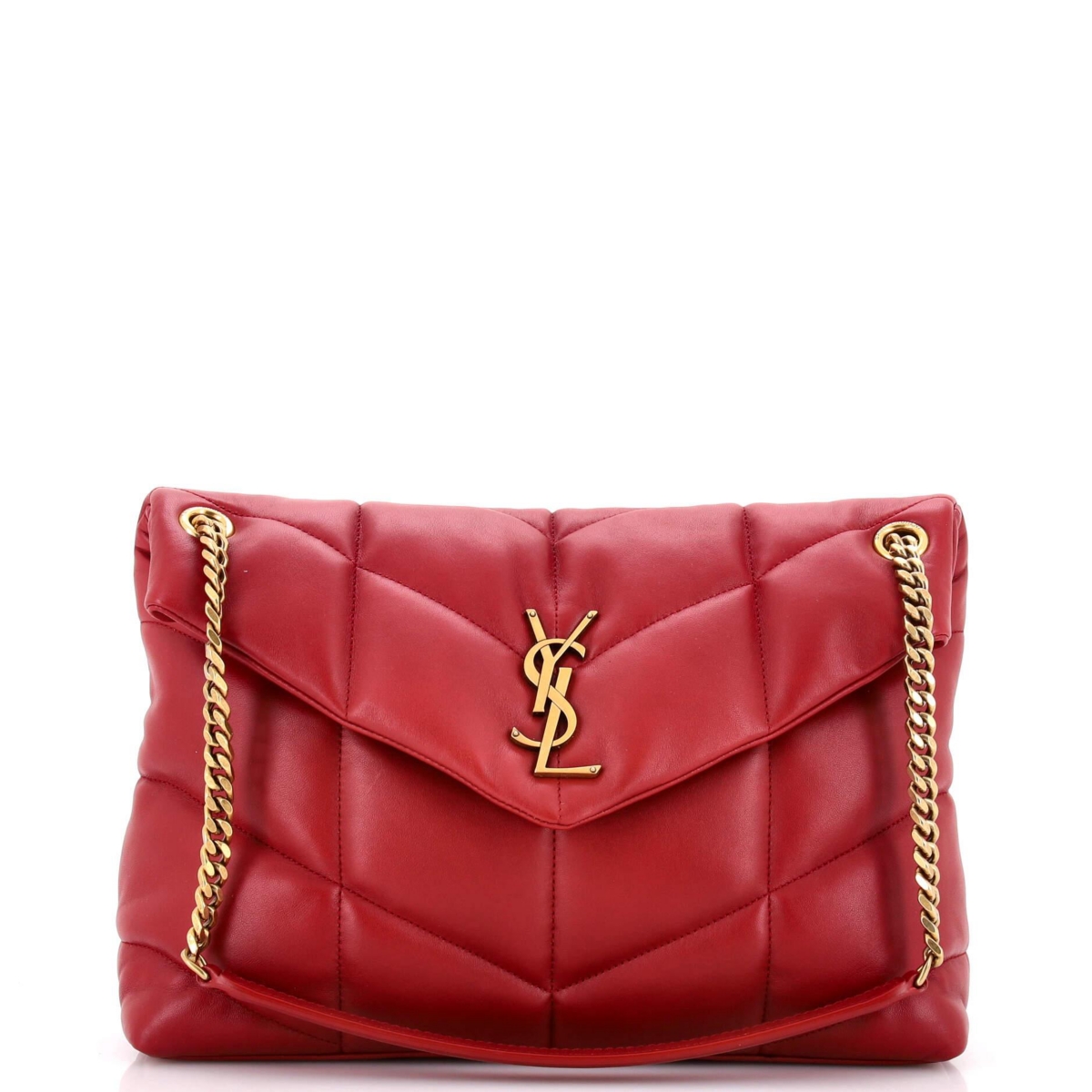 Click here for Pre-Owned Saint Laurent Medium Loulou Puffer Shoul... prices