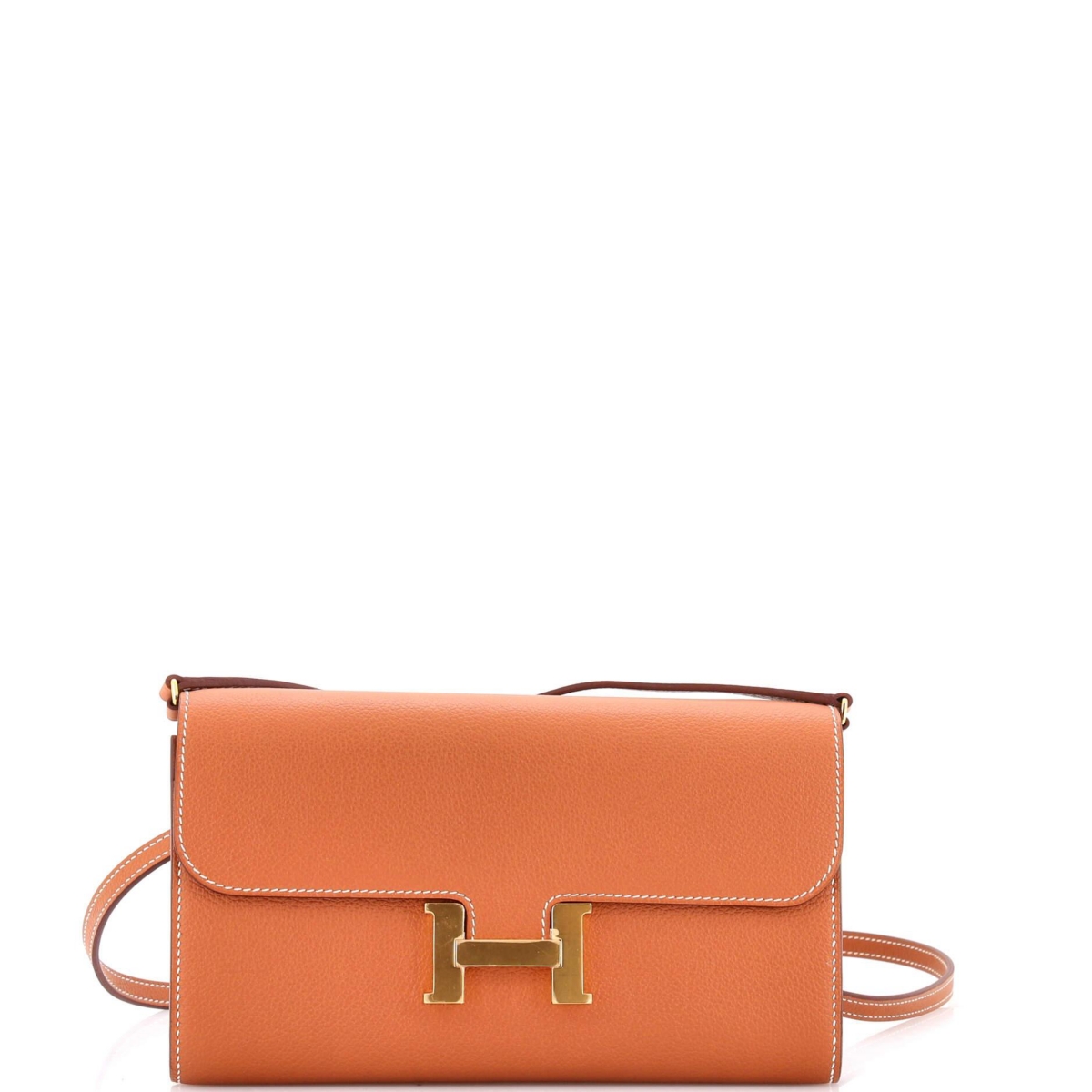 Click here for Pre-Owned HERMES Constance To Go Wallet Evercolor... prices