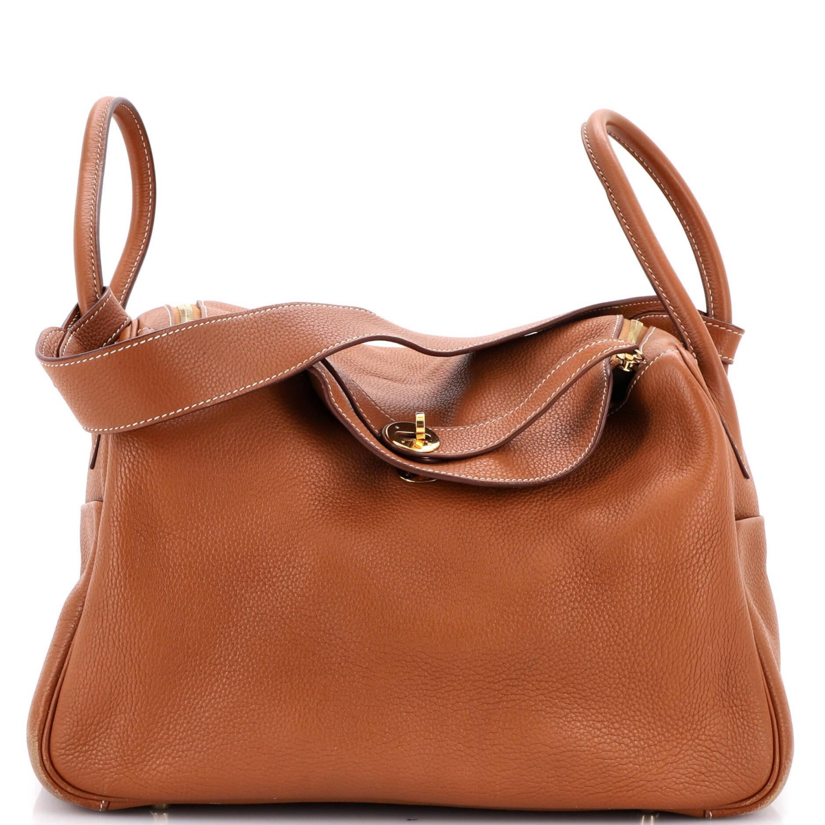 Click here for Pre-Owned HERMES 34 Lindy Bag Clemence - Brown prices