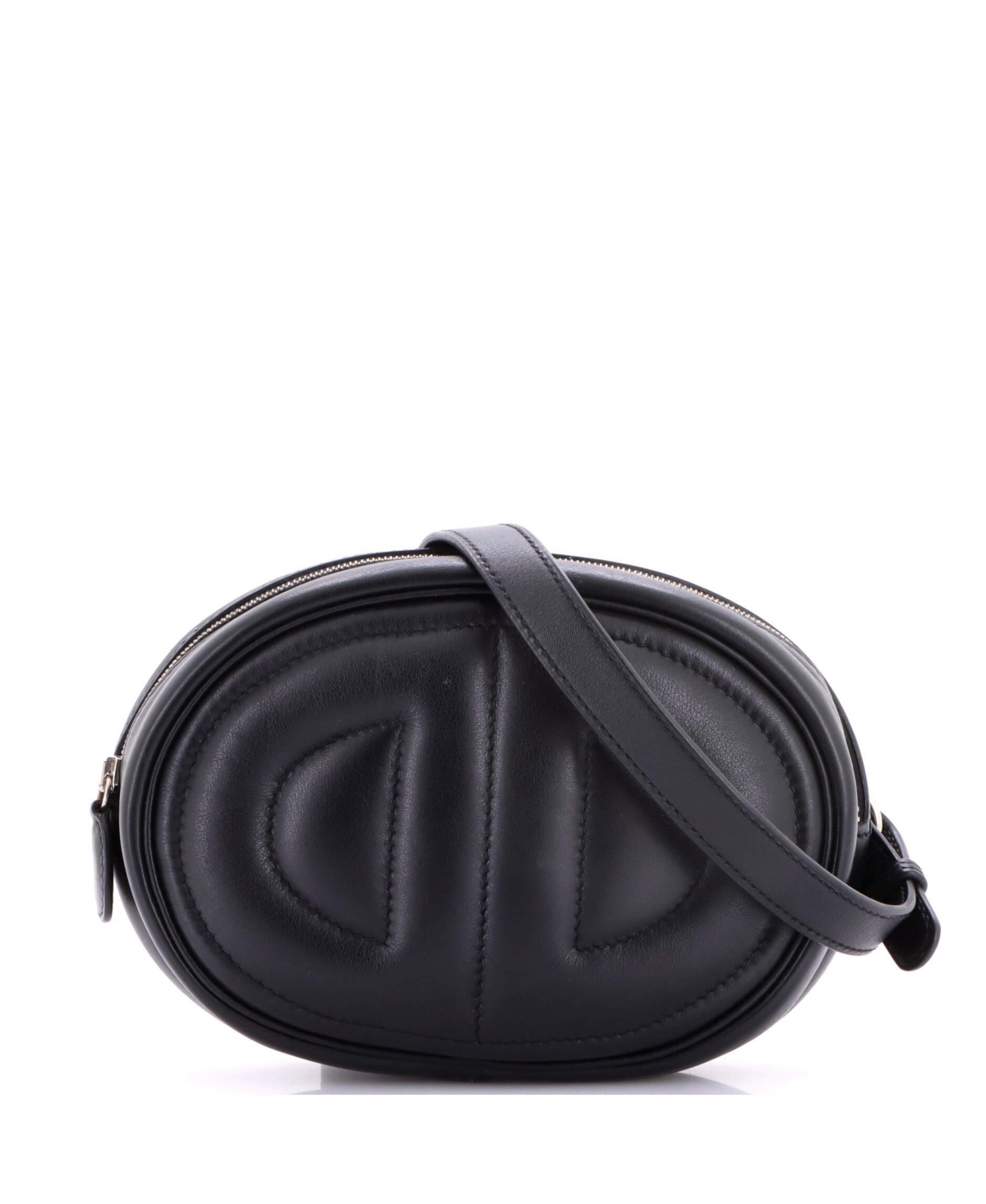 Click here for Pre-Owned HERMES In-The-Loop Belt Bag Swift - Blac... prices