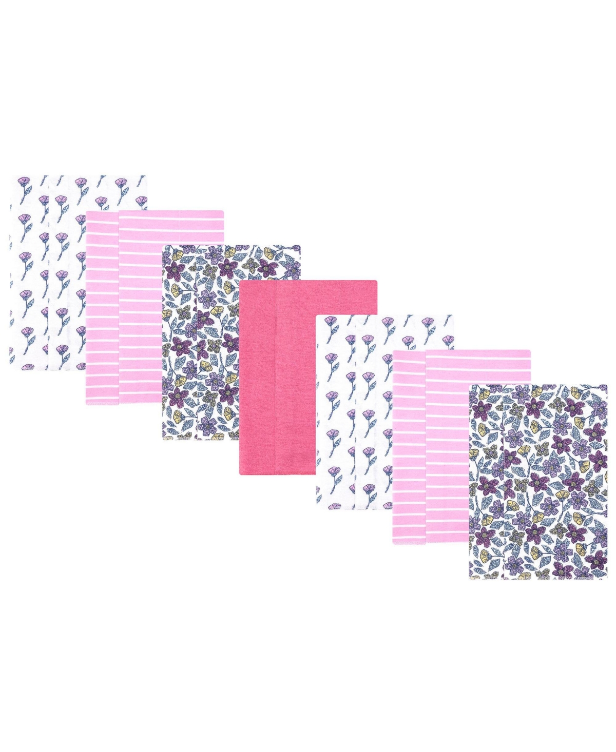 Click here for Hudson Baby Girl Cotton Poly Flannel Burp Cloths 7... prices