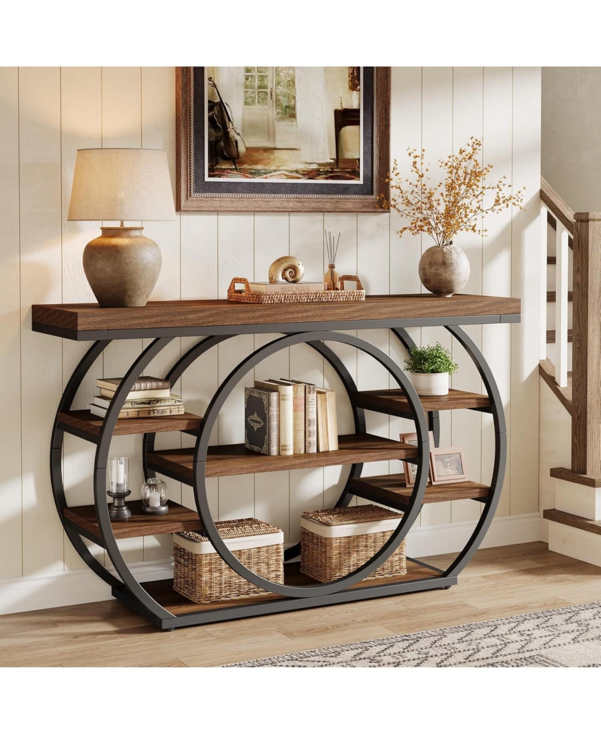 Click here for Tribesigns 47" Console Table  5-Tier Industri... prices