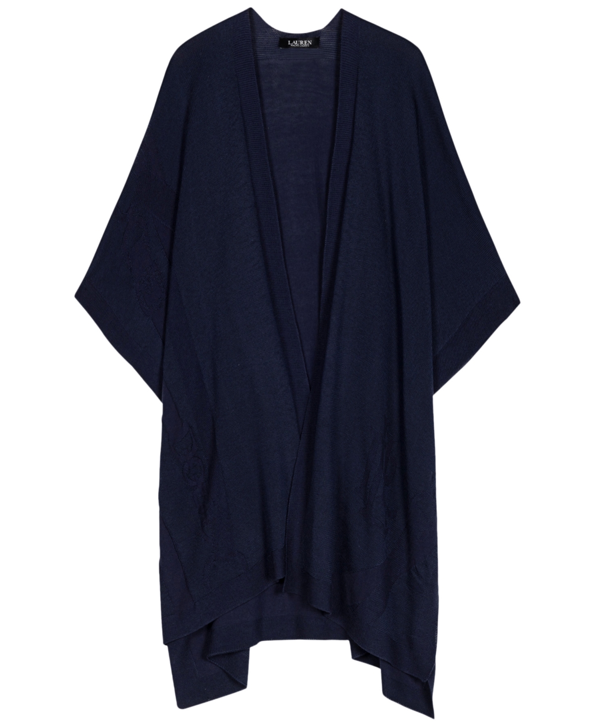 Click here for Lauren Ralph Lauren Matte Shine Belting Ruana - Re... prices