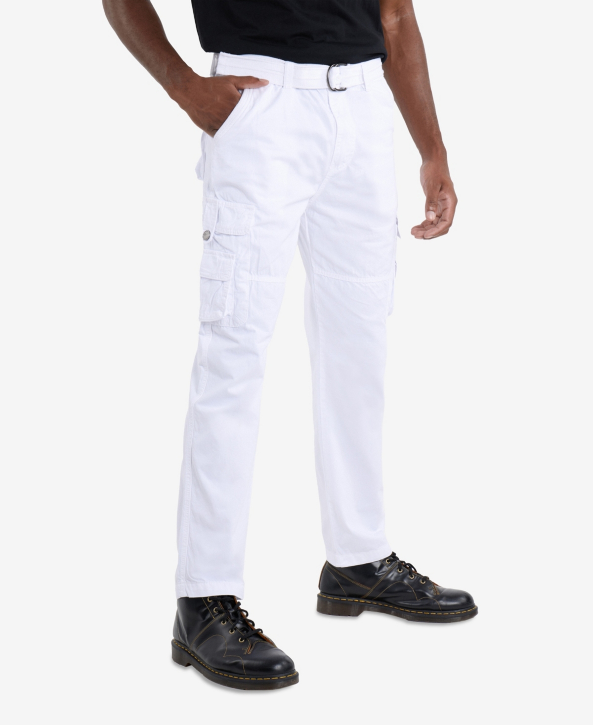 Click here for Xray Mens Utility Cargo Pants - White prices