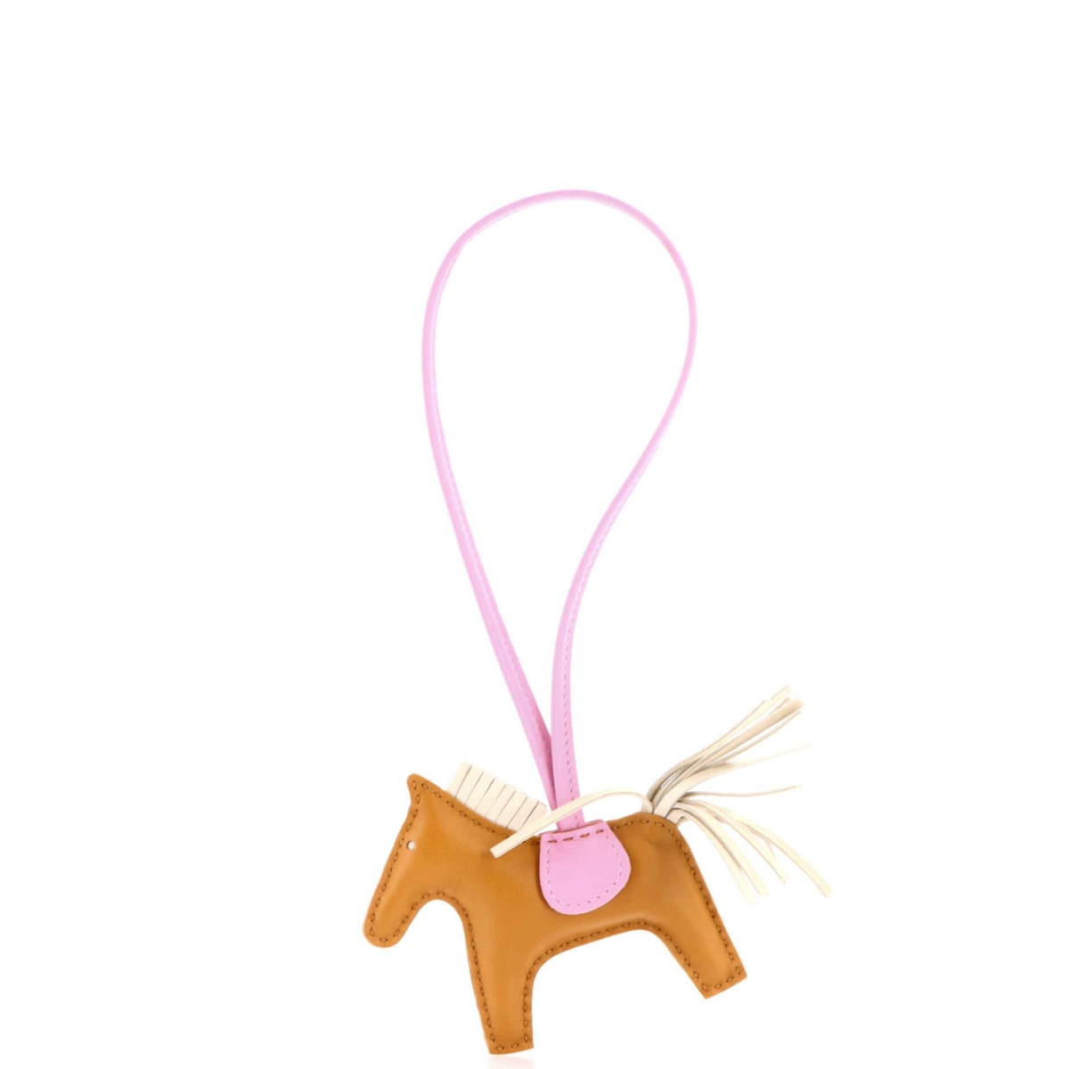 Click here for Pre-Owned HERMES Pm GriGri Rodeo Bag Charm Leather... prices