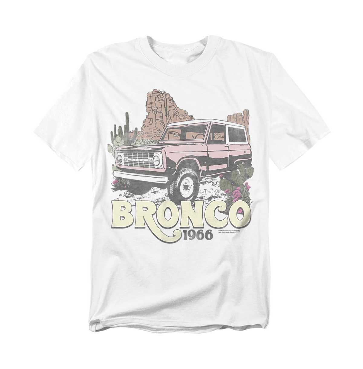 Click here for Mustang Mens Ford Bronco Desert 1966 T-Shirt - Whi... prices