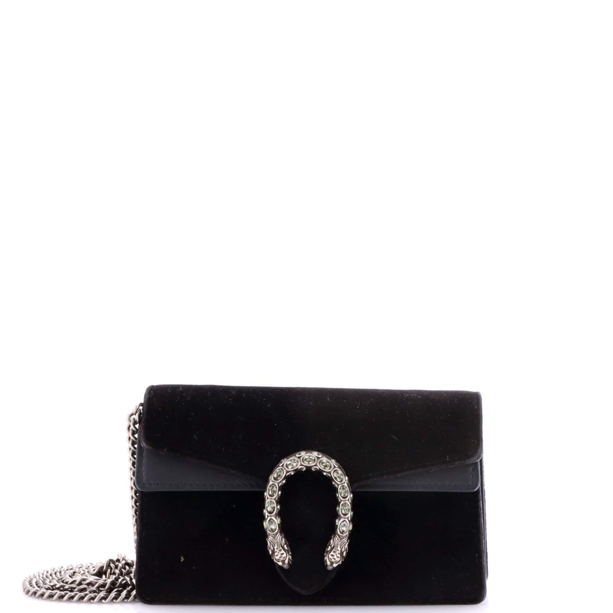 Click here for Pre-Owned Gucci Super Mini Dionysus Bag Velvet - B... prices
