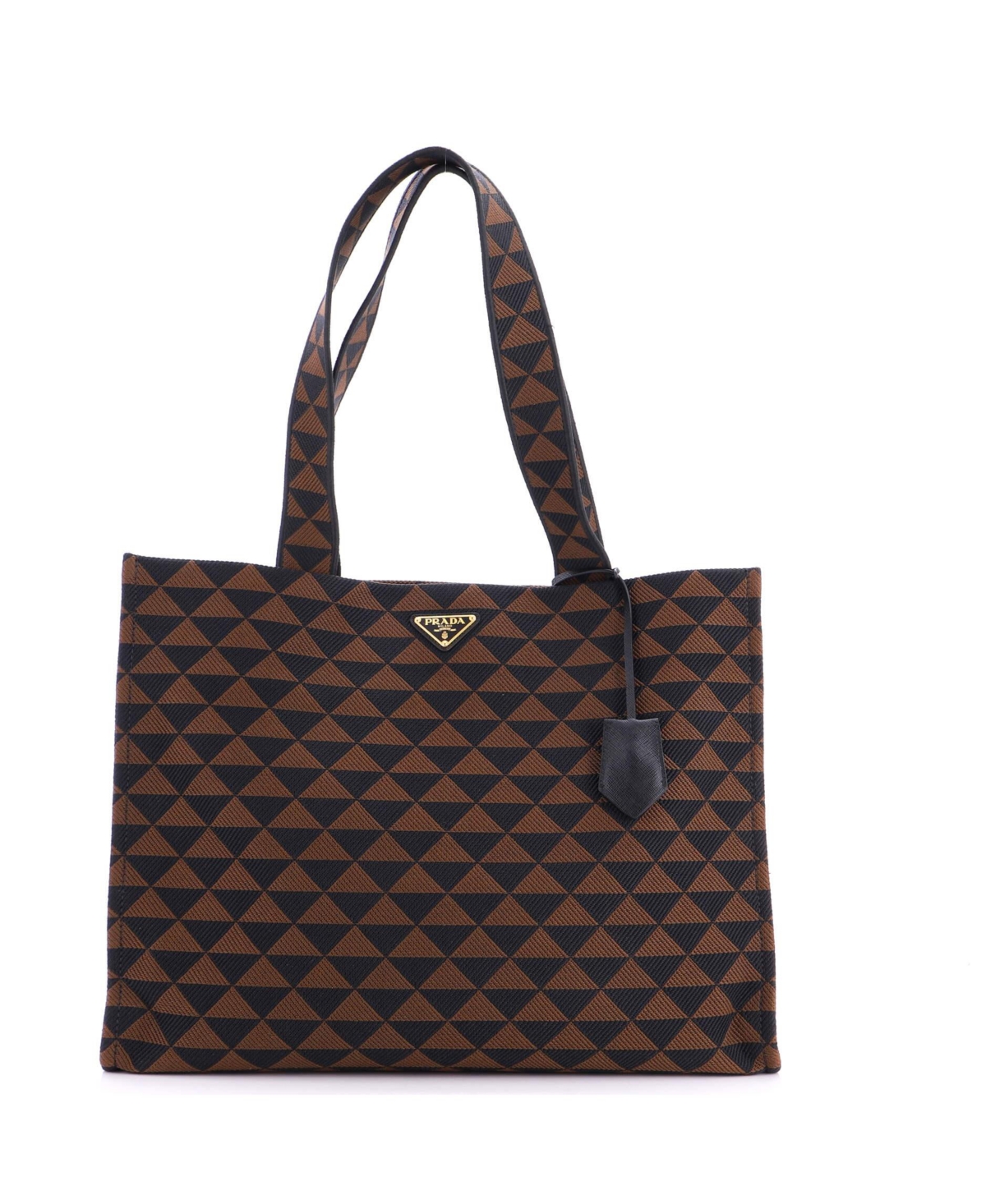 Click here for Pre-Owned Prada Horizontal Symbole Shopper Tote Ja... prices