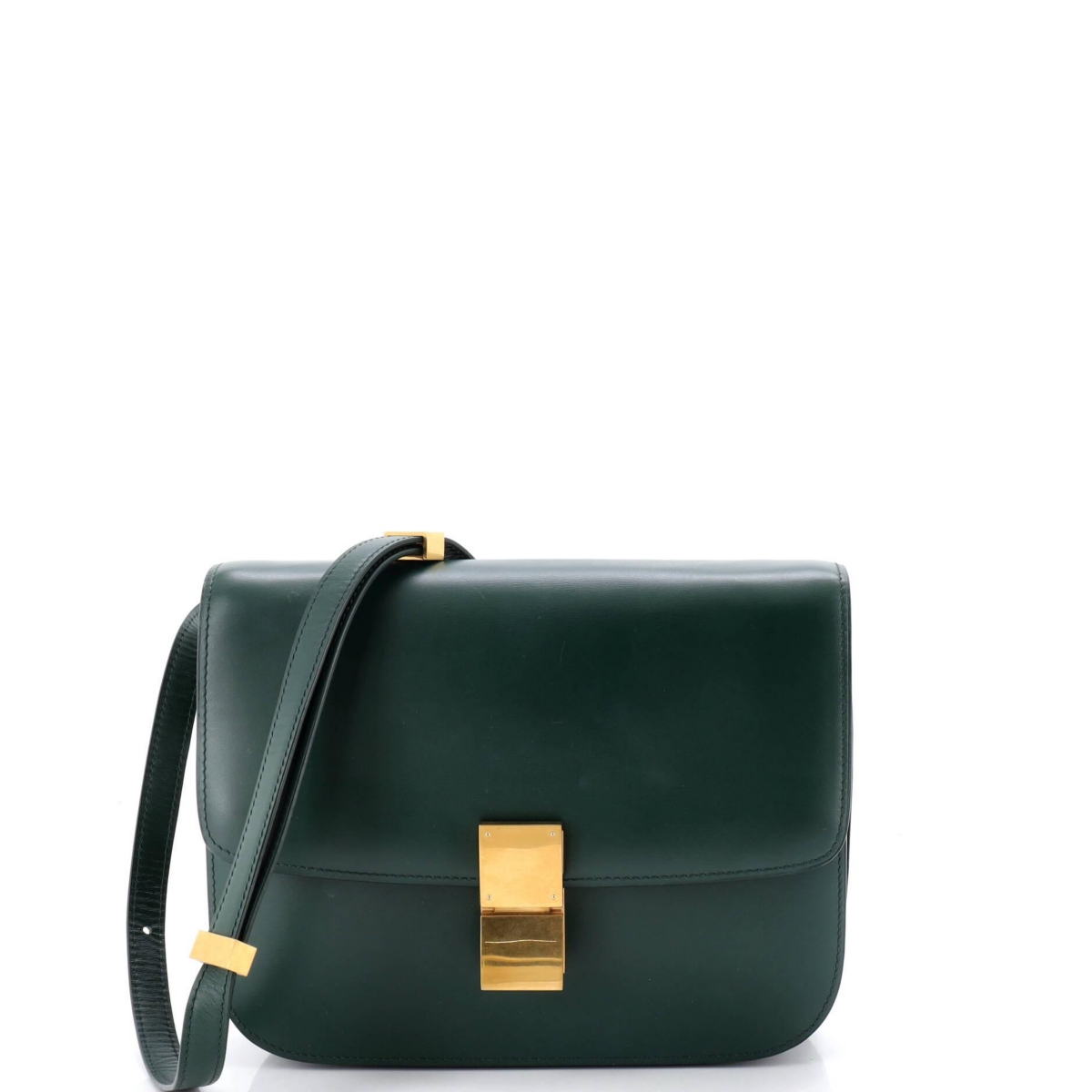 Click here for Pre-Owned Celine Medium Classic Box Bag Smooth Lea... prices