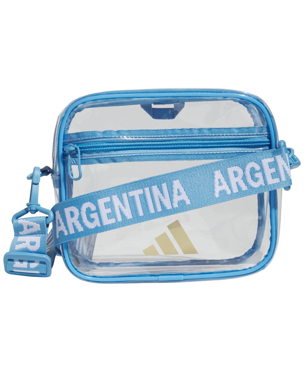 Click here for adidas Mens Argentina Zip-Up Crossbody Bag - Clear... prices