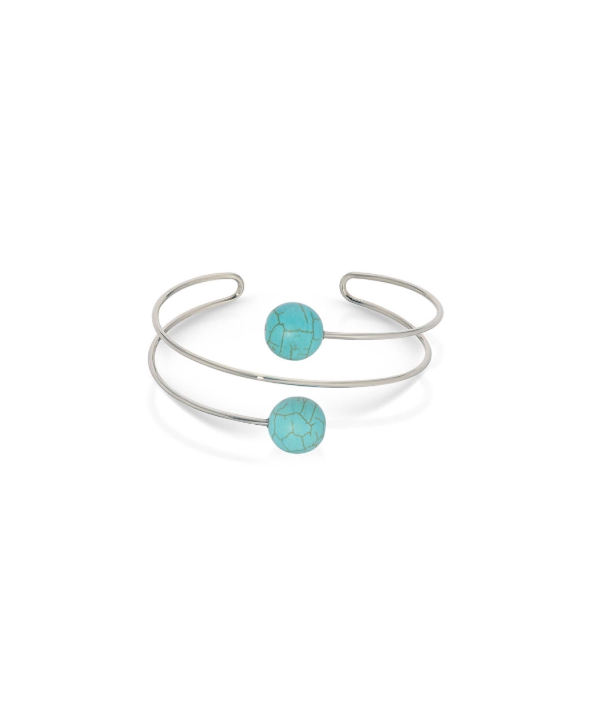 Click here for Ettika Summer Escape Turquoise Cuff Bracelet - Tur... prices