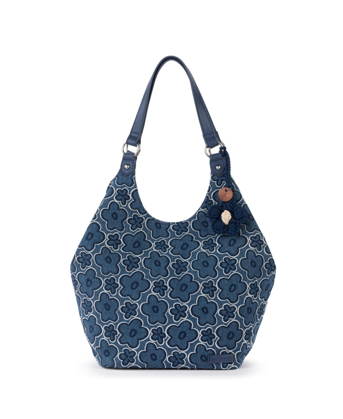 Click here for Sakroots Womens Roma Shopper - Denim retro flower prices