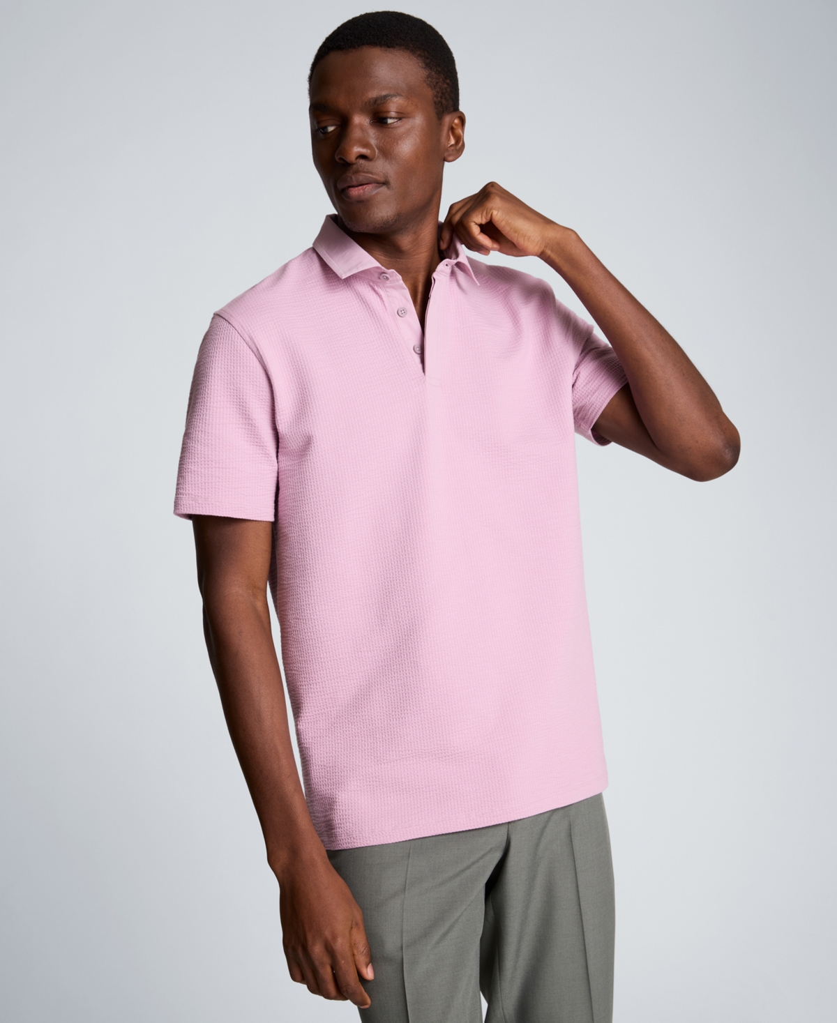 Click here for Kenneth Cole Mens Cotton-Blend Short-Sleeve Polo S... prices