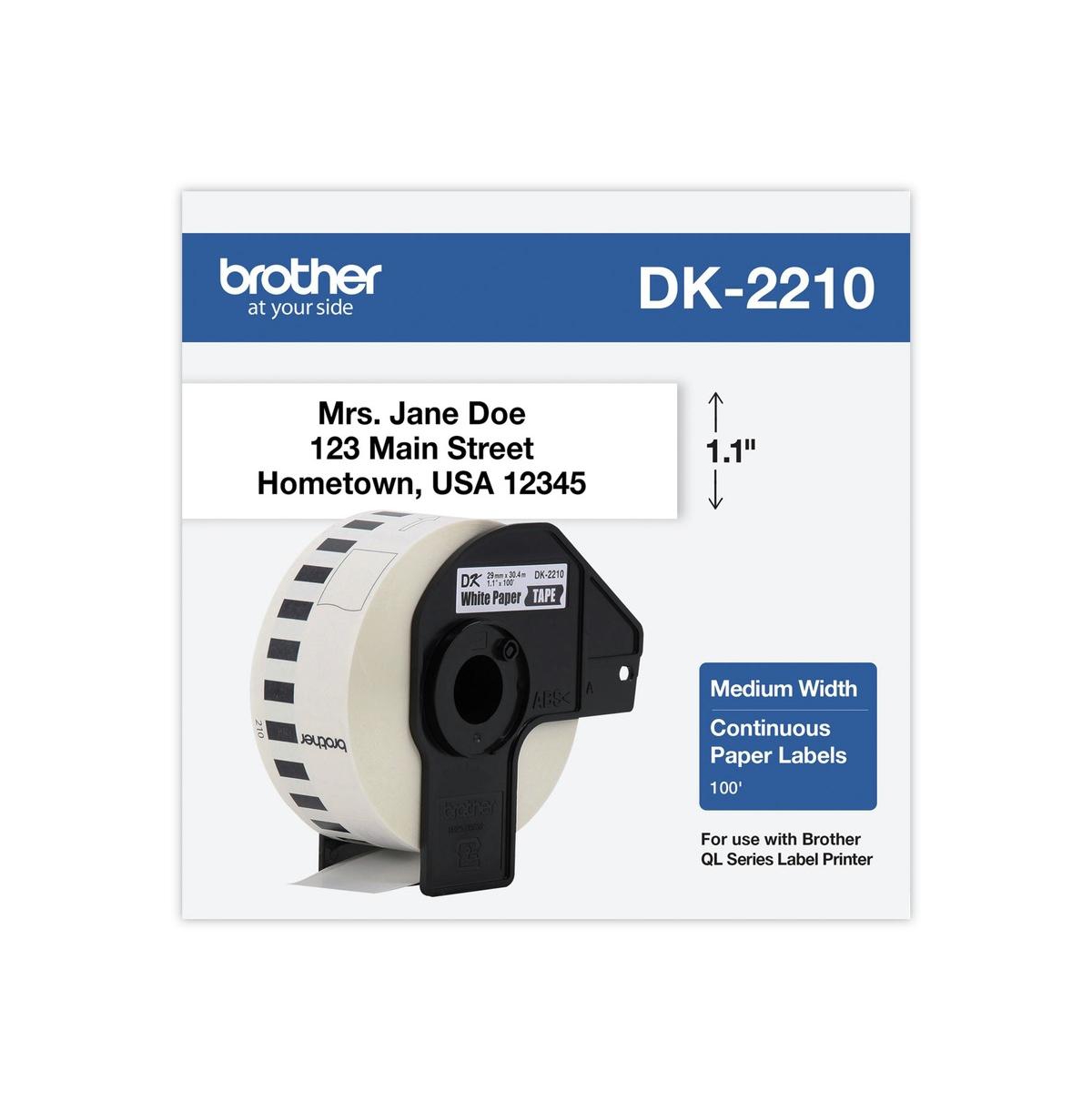 Click here for Brother DK2210 1.1 in. x 100 ft. Continuous Paper... prices