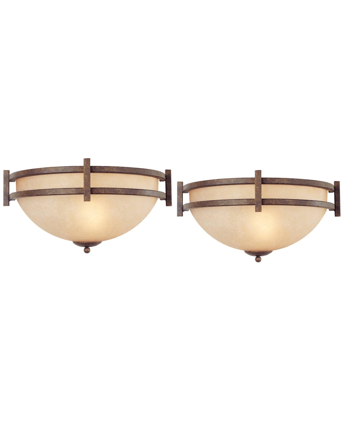 Click here for Franklin Iron Works Mission Wall Light Sconces Set... prices