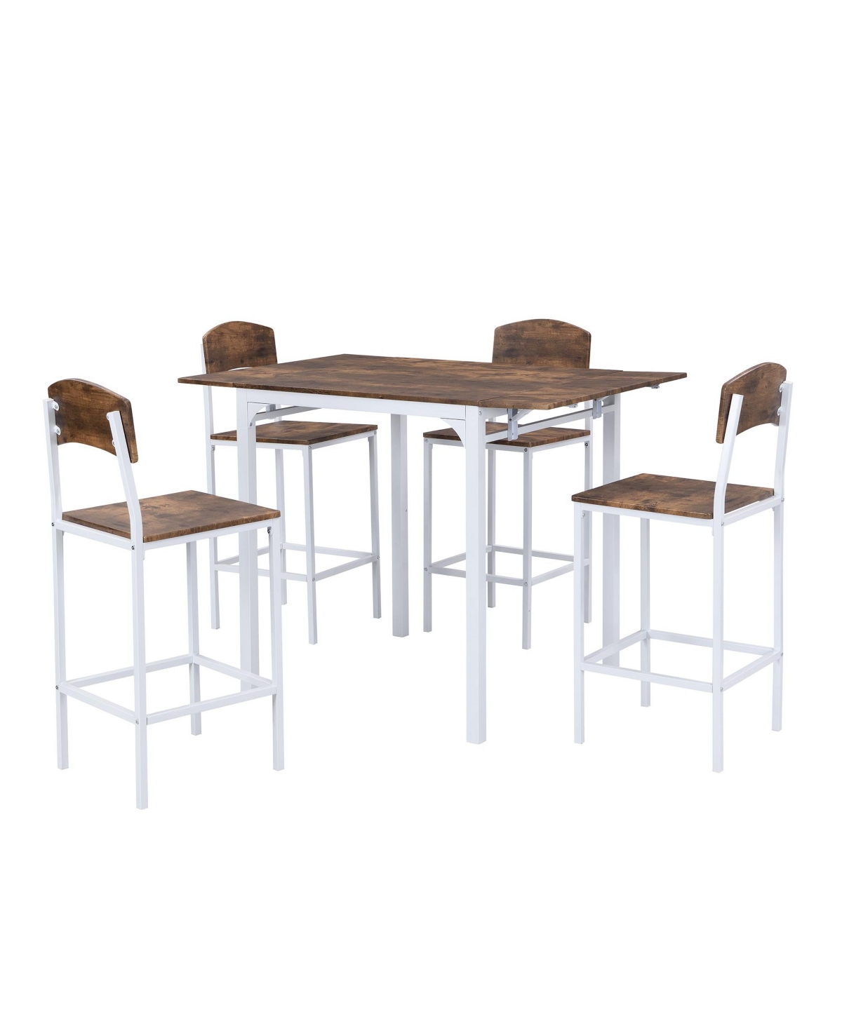 Click here for Clihome 5-Piece Counter Height Drop Leaf Dining Ta... prices