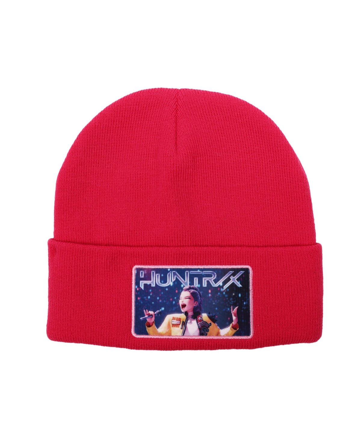 Click here for KPop Demon Hunters Huntr/x Hot Pink Cuff Knit Bean... prices