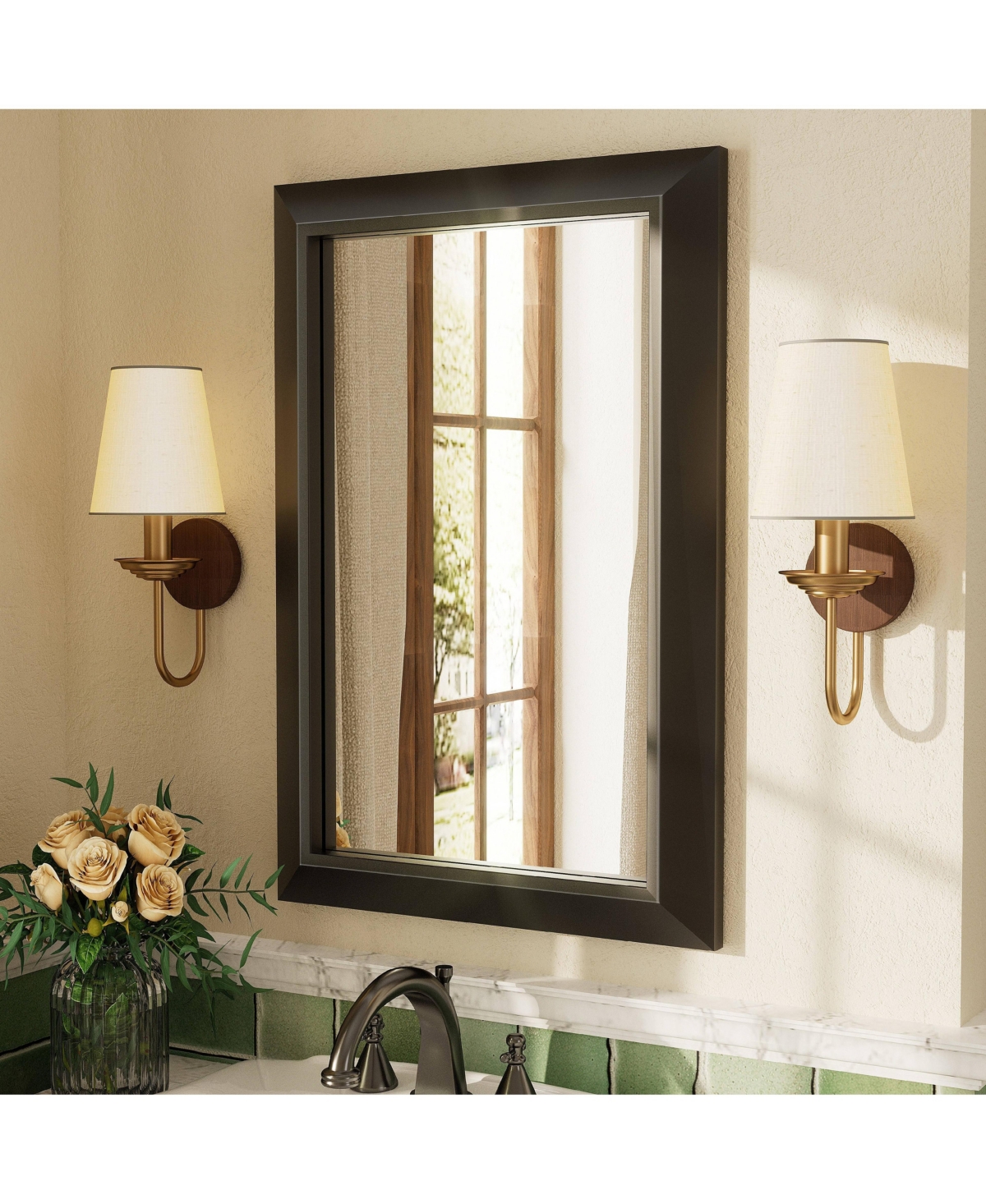 Click here for Apmir 16 x 24 Inch Thick Metal Framed Wall Mirrors... prices
