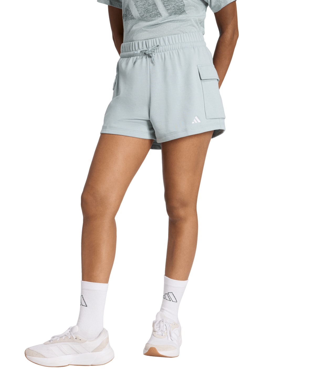 Click here for adidas The Essentials Logo French Terry Cargo Shor... prices
