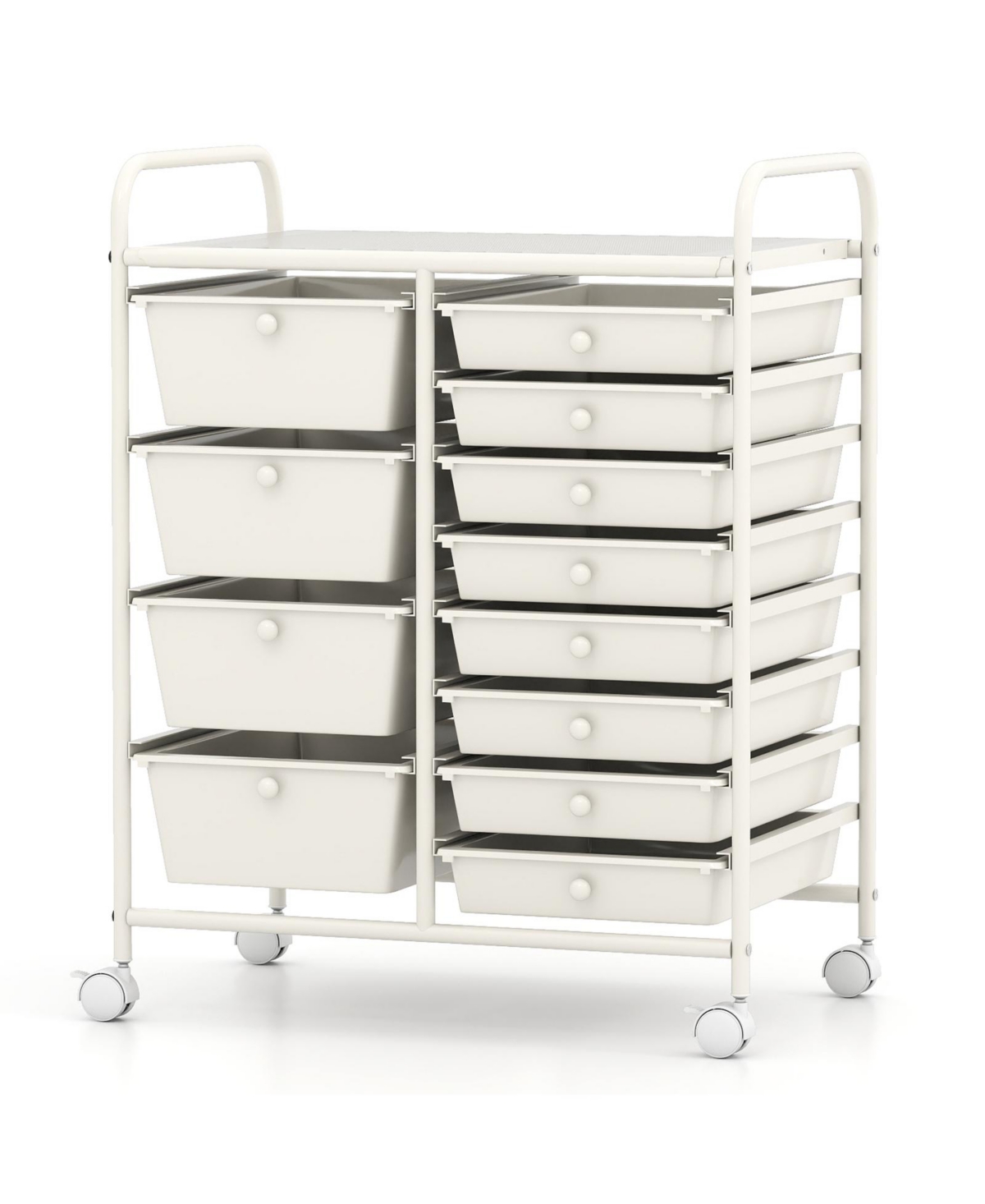 Click here for Slickblue Utility Rolling Cart with 12 Drawers  Mo... prices