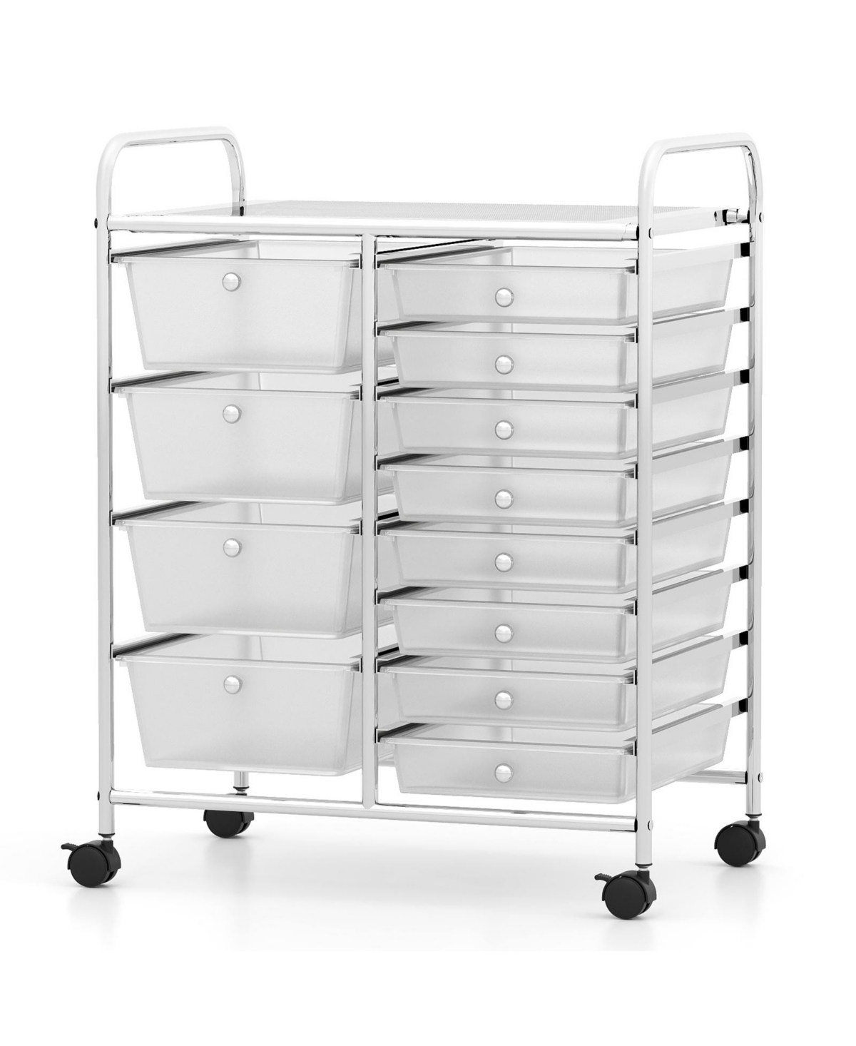 Click here for Slickblue Utility Rolling Cart with 12 Drawers  Mo... prices