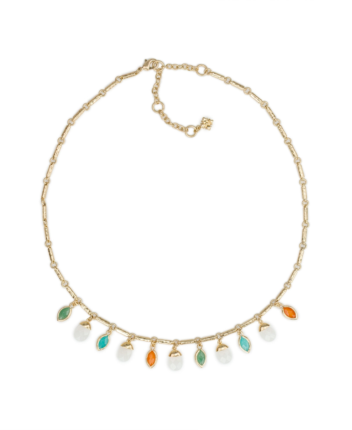 Click here for Patricia Nash Gold-Tone Plated Stone Charm Necklac... prices