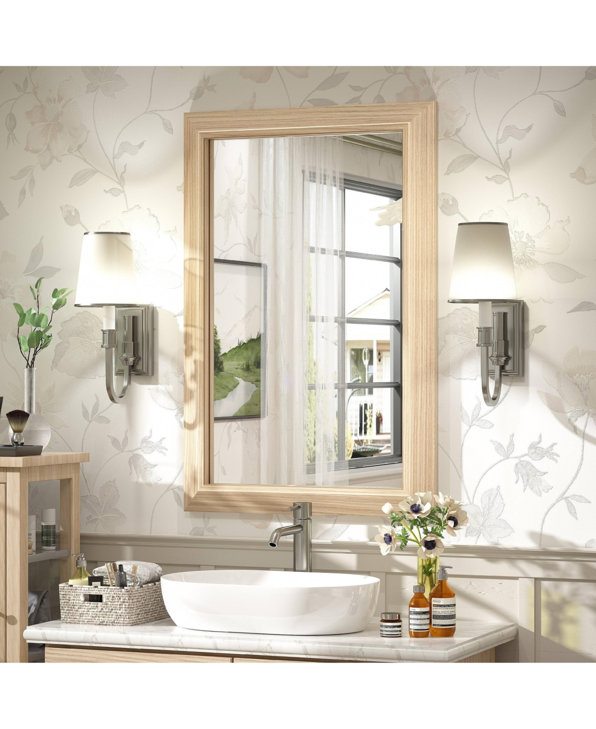 Click here for Apmir 24 x 36 Inch Thick Metal Framed Wall Mirrors... prices