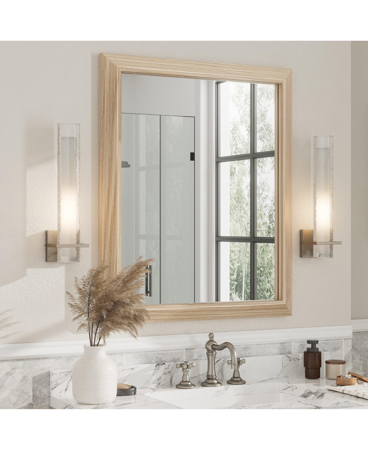 Click here for Apmir 30 x 36 Inch Thick Metal Framed Wall Mirrors... prices