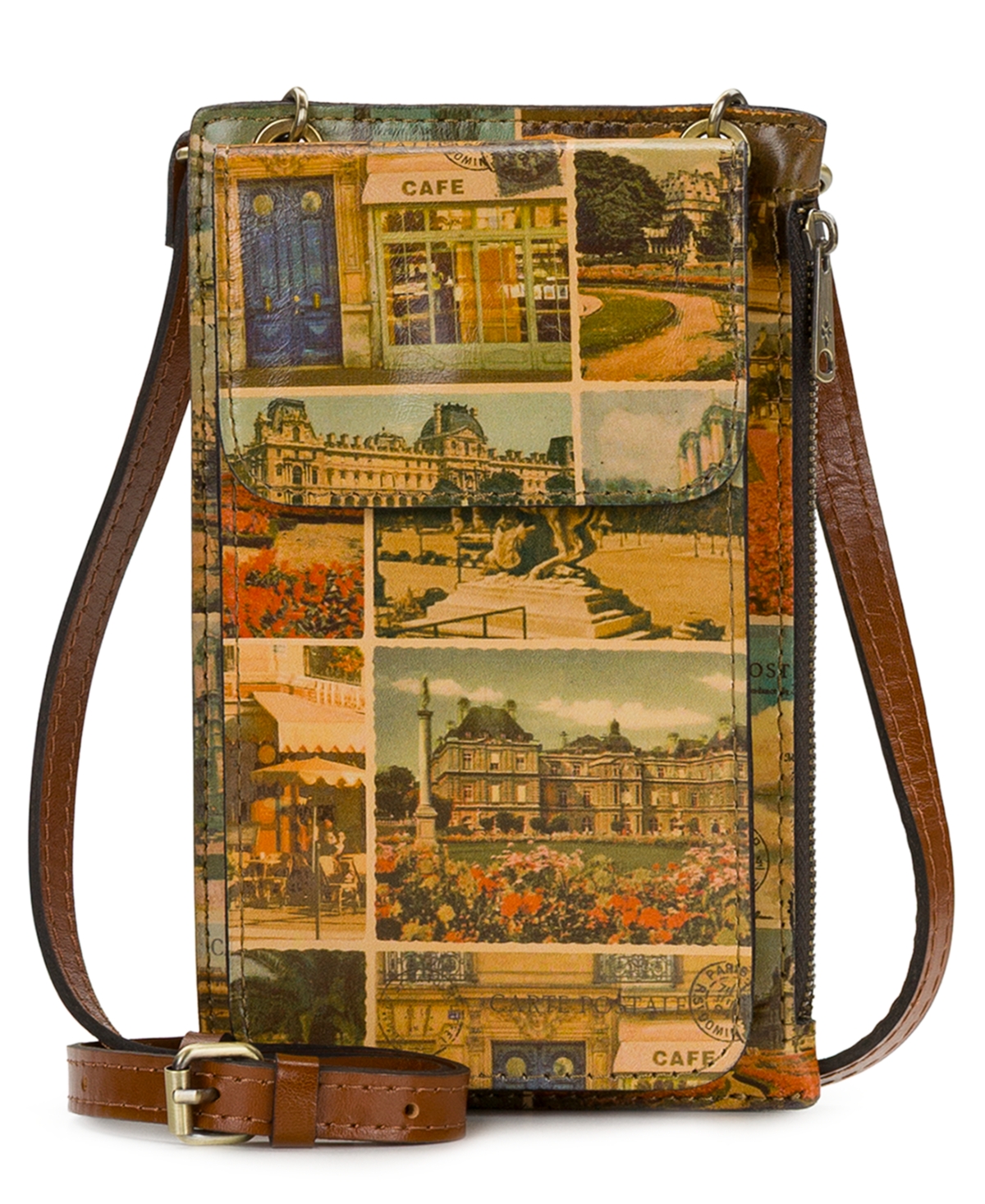 Click here for Patricia Nash Chiavella Phone Crossbody - Postcard... prices