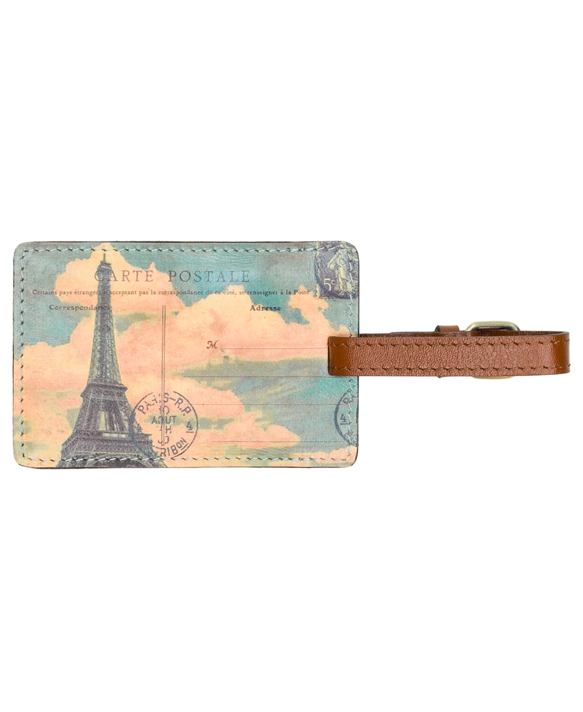 Click here for Patricia Nash Bagagli Leather Luggage Tag - Paris... prices