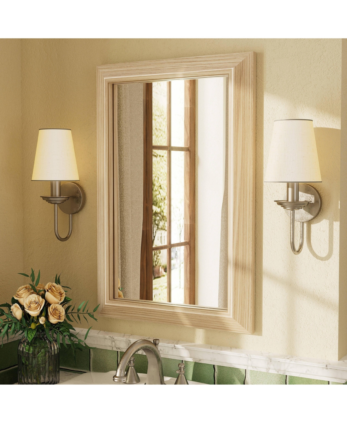Click here for Apmir 16 x 24 Inch Thick Metal Framed Wall Mirrors... prices