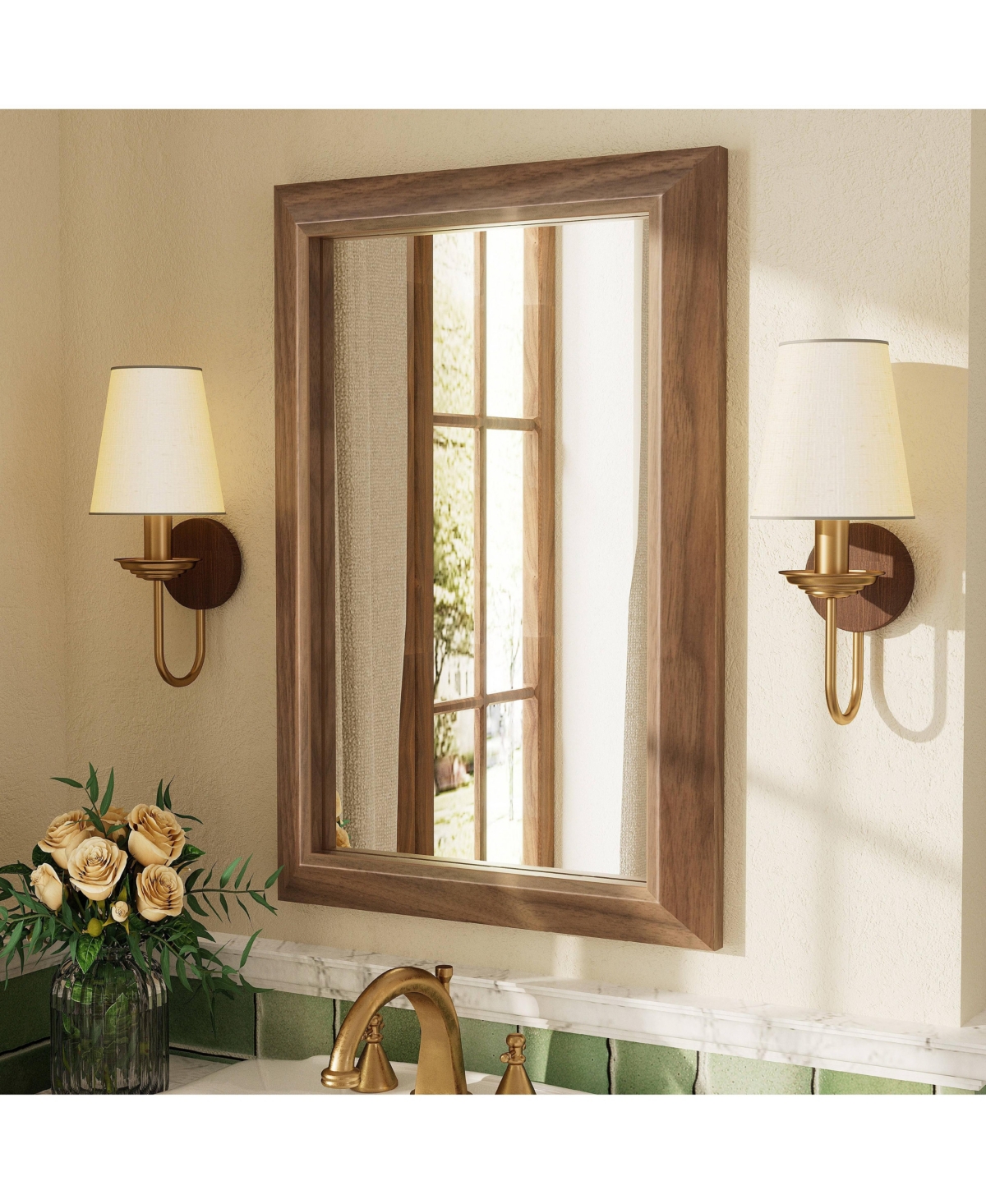 Click here for Apmir 16 x 24 Inch Thick Metal Framed Wall Mirrors... prices
