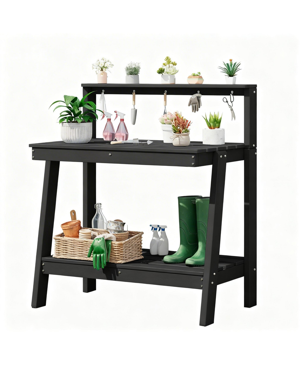 Click here for Yigii Outdoor gardening 3-tier shelf with angled l... prices