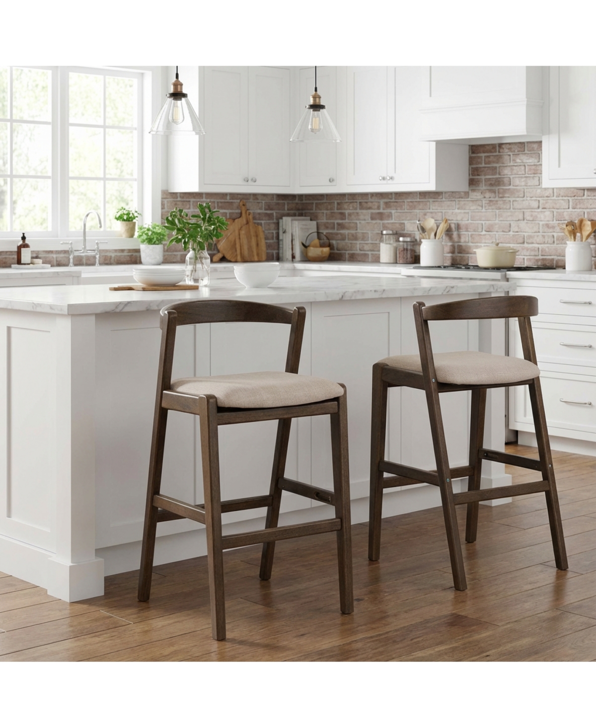 Click here for Rainsken 30 H Upholstered Bar Stools Set of 2  Cla... prices