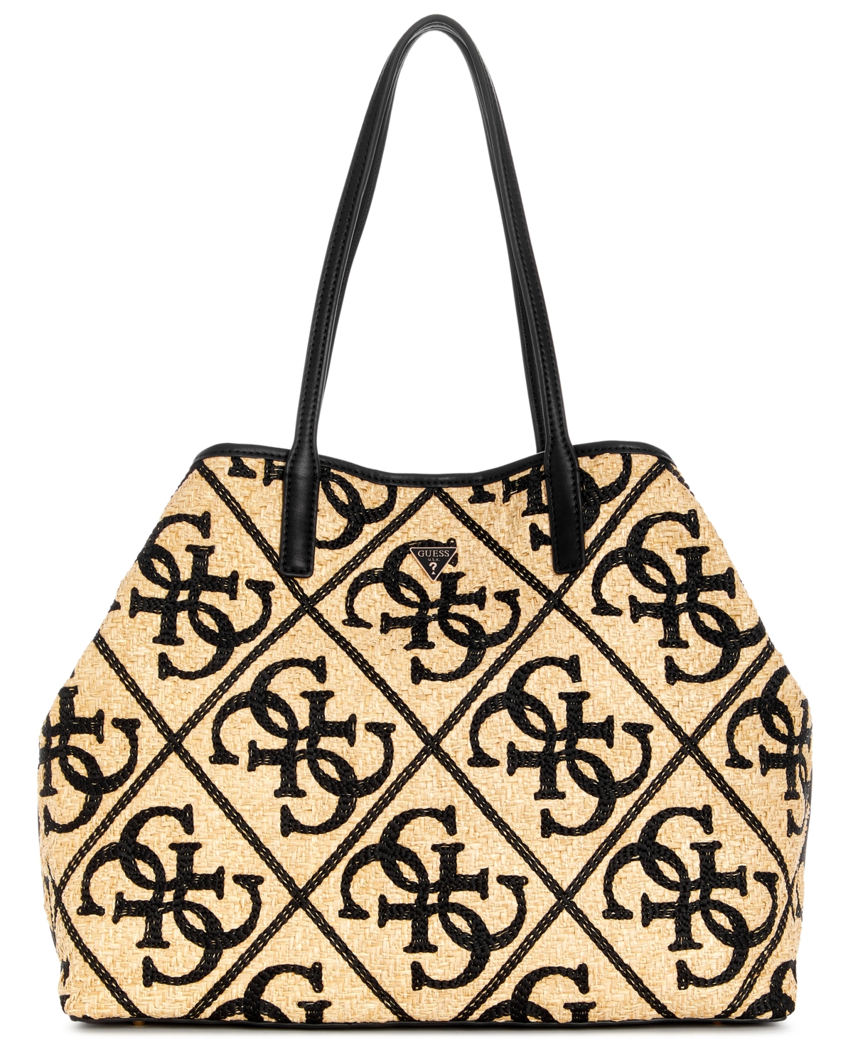 Click here for Guess Kirsten Large Tote Handbag - Natural/Black prices