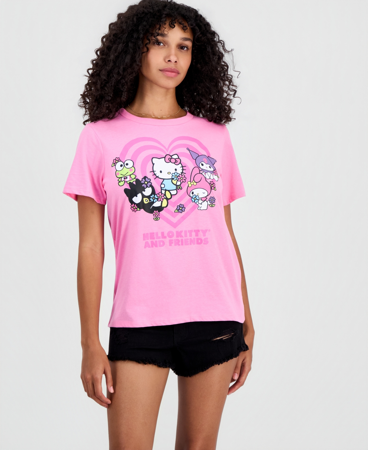 Click here for Sanrio Juniors Hello Kitty Heart Graphic T-Shirt -... prices