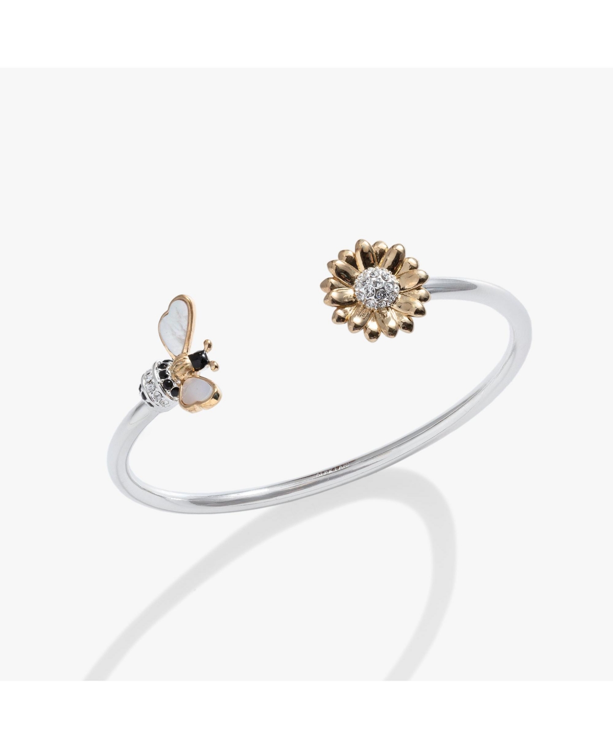 Click here for Alex and Ani Sunflower and Bee Flex Cuff - Silver prices