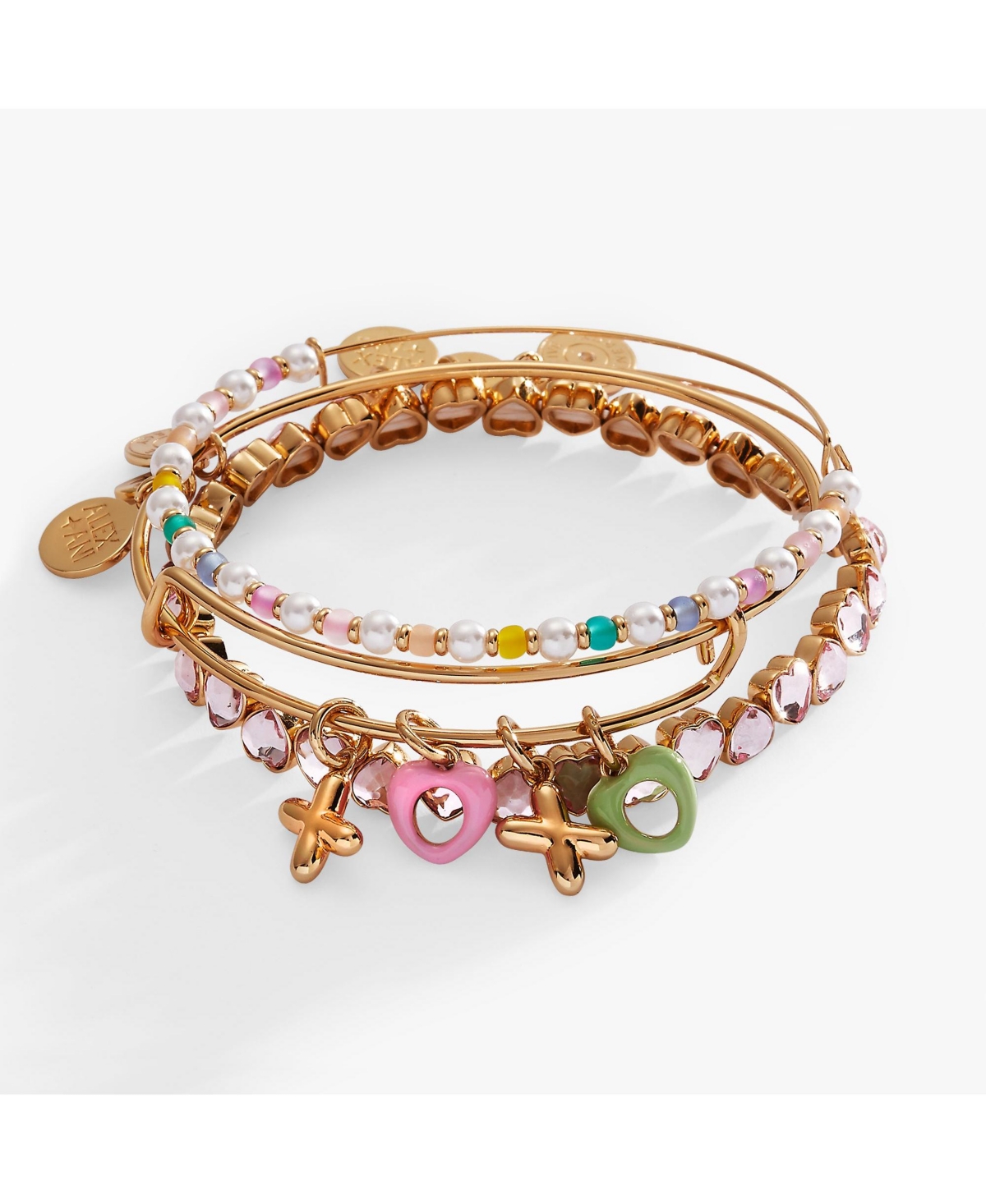 Click here for Alex and Ani Xoxo Bracelet Set of 3 prices